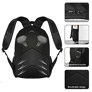 Unisex Backpack Anime Bag Cartoon Laptop Backpack Pencil Case 16.5 Inch 3D Printed Daypacks -4