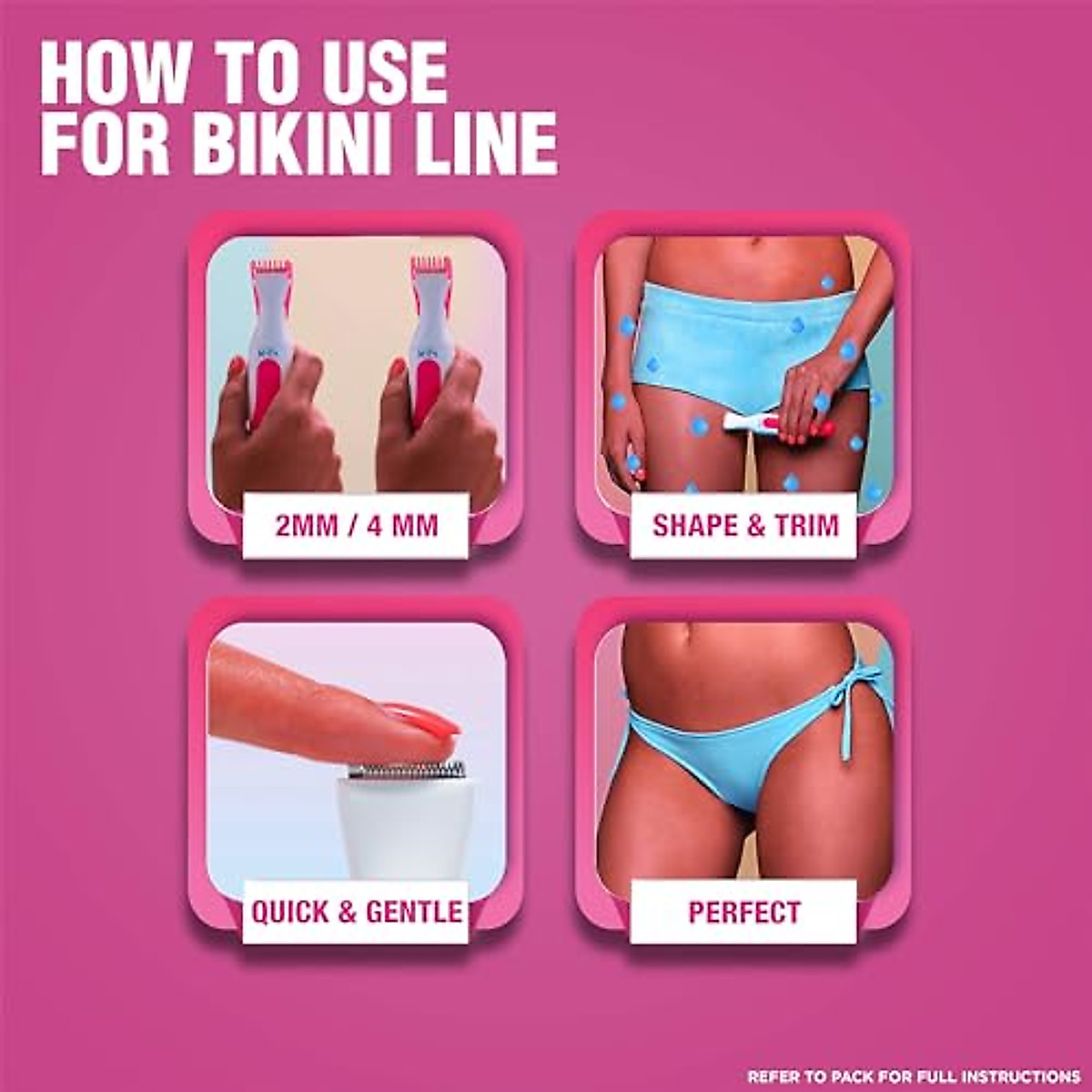 Hair Removal Electric Trimmer – Veet Expert Sensitive Precision Beauty Styler for Underarms, Eyebrows and Bikini Hair Removal with 8 Accessories and Beauty Bag, 1 Count