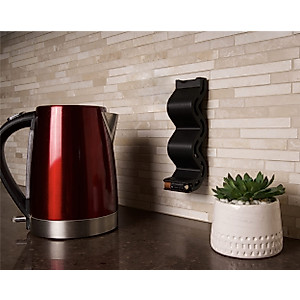 Protect Your Power - AA & AAA Battery Chute Combo, Wall Mount Battery Organizer/Battery Dispenser - Black (Combo Pack)