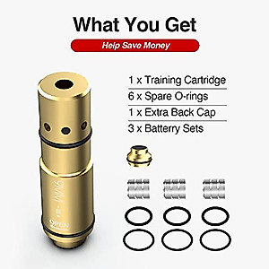 DEFENTAC Laser Training Cartridge, Bundle with HD Camera and White LED Combo