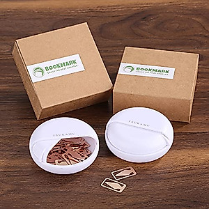 TsukamuX Book Darts,Line Book Markers Tin Brass Metal Bookmarks-50 Count. 7*7*1.5cm