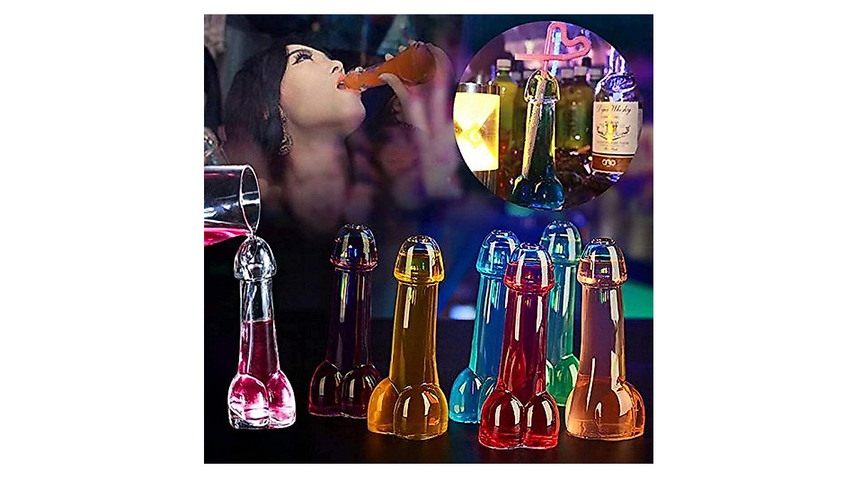UKNBEY Funny Party Wine Glass – Unique Creative Drinking Glasses