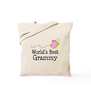 CafePress World's Best Grammy Tote Bag Canvas Tote Shopping Bag