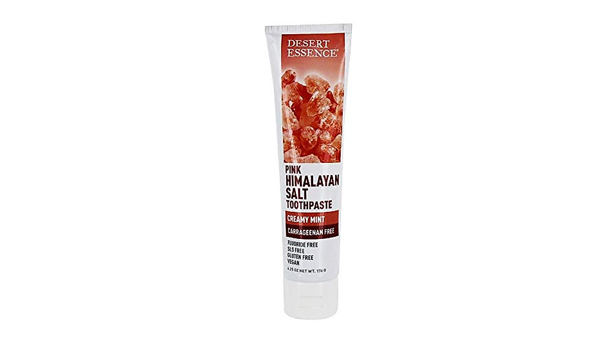 Desert Essence Pink Himalayan Salt Toothpaste – Natural & Fluoride-Free