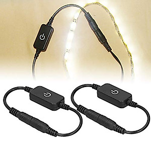 LED Touch Dimmer, Strip Light Controller Full Adjustment Mini Sensitive DC 12‑24V Convenient for Shopping Center