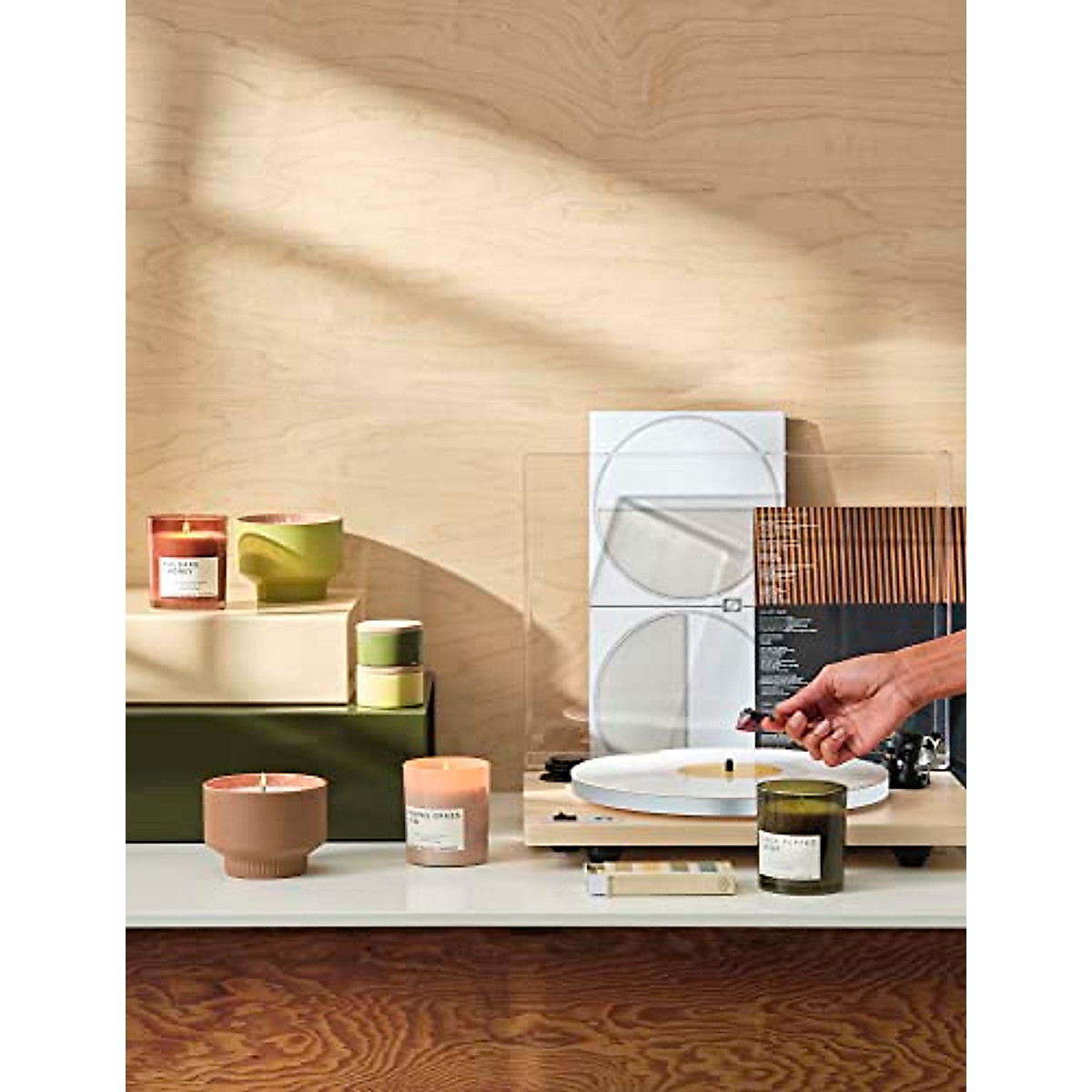 ILLUME Verde Lidded Jar Candle, Fig & Pampas Grass