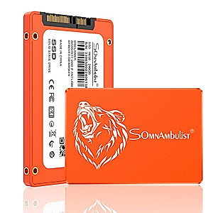 Somnambulist sata3 ssd 120gb 240gb 480gb 960gb 2.5 inch Hard Drive sata3 HDD ssd Laptop 2tb Solid State dr (Orange Bear 960GB)