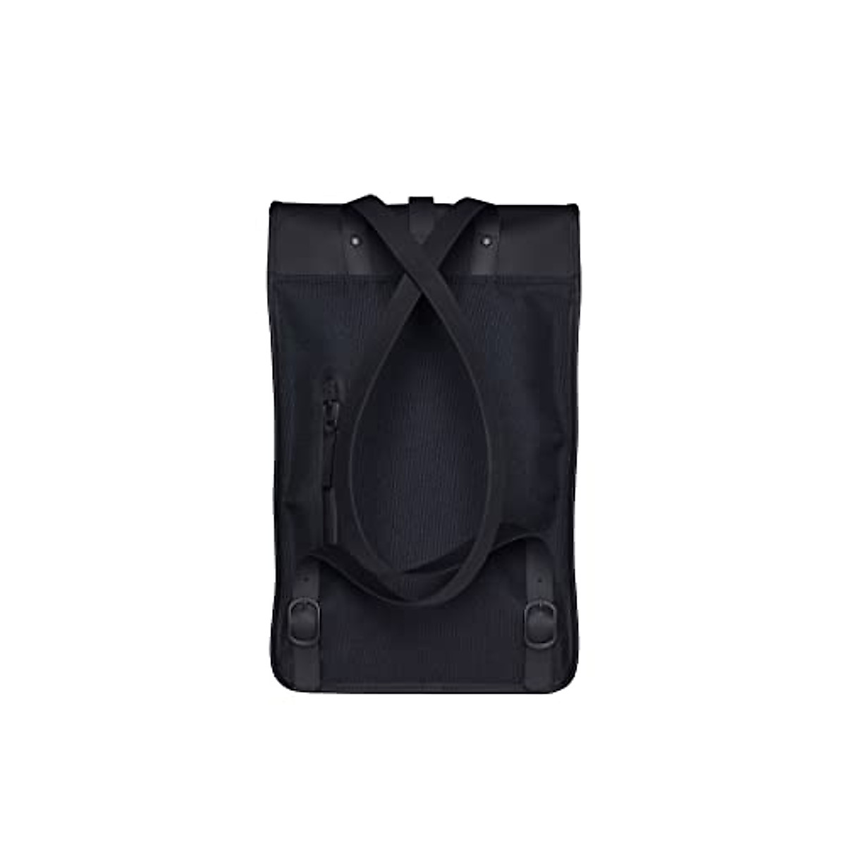 RAINS Backpack for Women and Men - Fits 15" Laptop - Water Resistant Rucksack - (Black, One Size)