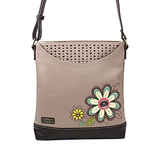 Sweet Daisy Messenger Tote Bag By Chala Handbags