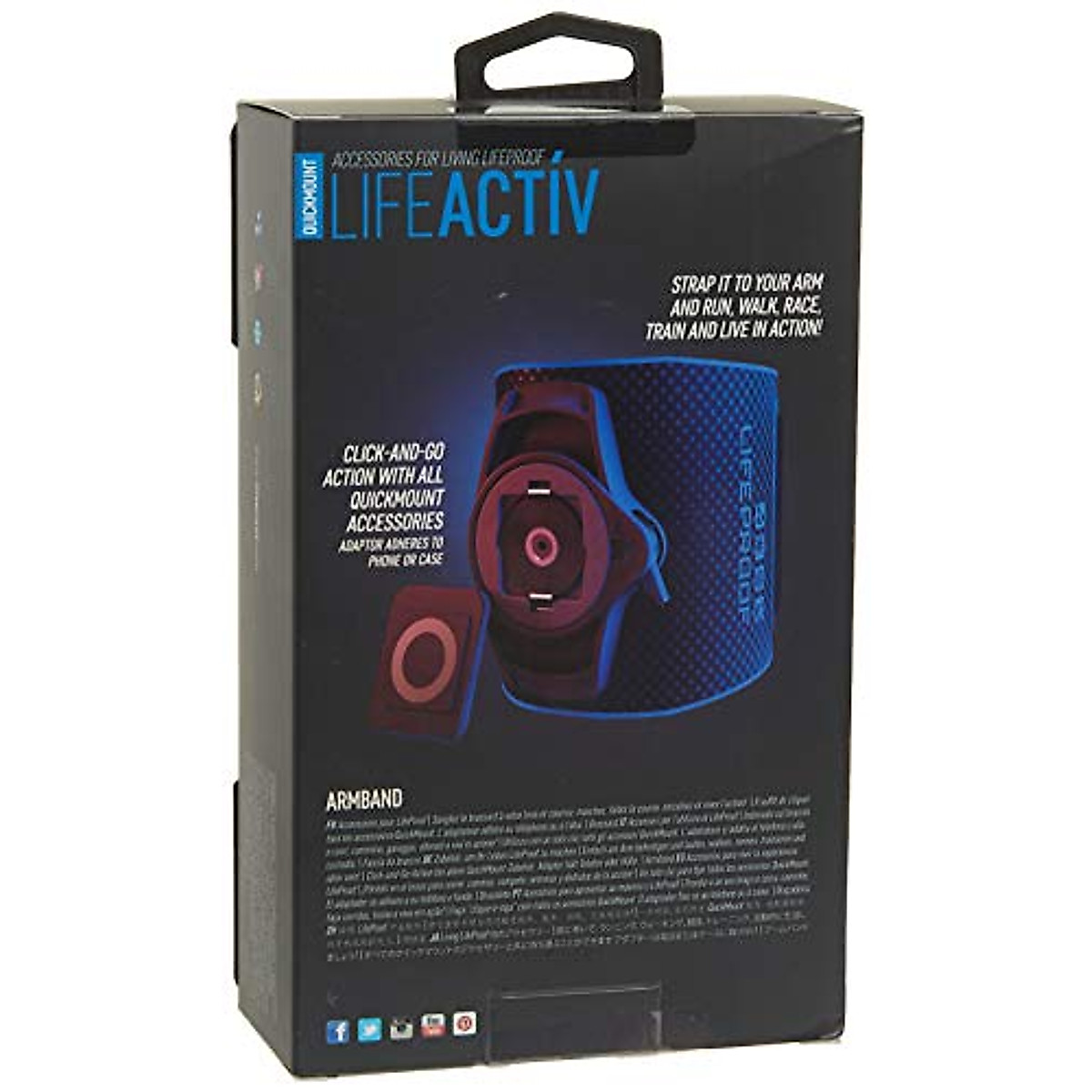 Lifeproof LIFEACTÍV Armband with QuickMount - Retail Packaging - Black