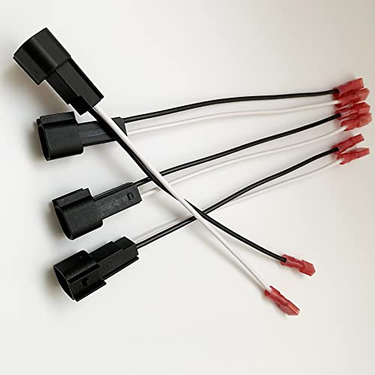 4 Pack 72-5600 Speaker Harness Replacement for Ford Speaker Wire Harness Adapter Replacement for Ford F150 F250 Escape Mustang Lincoln Mercury Mazda Speaker Wiring Harness Adapter