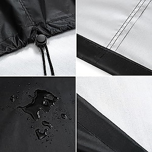 Outdoor Patio Stack Chairs Covers Waterproof (Set of 2), Heavy-Duty Patio Furniture Cover for Outdoor Chairs, Lawn Garden Patio Chair Cover