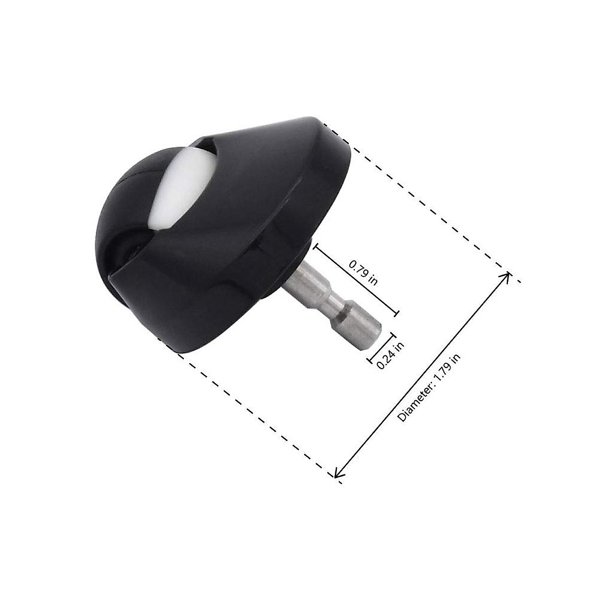 Neutop Replacement Front Wheel Caster Ball Assembly Compatible with All iRobot Roomba 500, 600, 700, 800, 900, e, i, & j Series Robot Vacuums, 2-Pack.