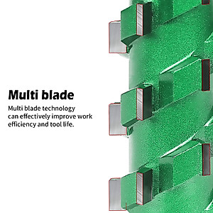 KOWOOD PRO Flush Trim Router Bit(20 Flutes) 1/2"Shank,2-3/4"Cut Length