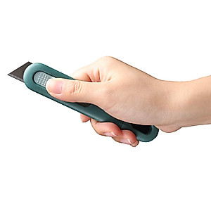 Nova Disposable Safety Knife, Utility Knife, Box Cutter, Fixed Compact Cut, Ambidextrous Feature, Ideal for Food Industry, Warehouse, for Cutting Boxes, Cartons, Packing. (3 Pack)