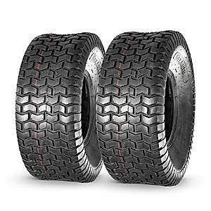MaxAuto 20x8.00-8 Lawn Mower Tires 20x8x8 Lawn Tractor Tire 20x8-8nhs Riding Mower Tires, 4 Ply Tubeless Tire, 965lbs Capacity, Set of 2