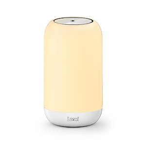Lenwi Gymlight Nursery Night Light for Babies Touch Sensor LED Bedside Lamp for Kids Breastfeeding and Sleep Aid Memory Function RGB Color Changing USB Rechargeable Soft Eye Caring