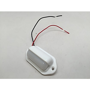 Marine Boat LED RV Blue LED Companion Way Courtesy Light 2.6"X1.3" White HOUSING