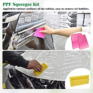 REEVAA Professional Vinyl Wrap & Window Tint Tools, 48PCS Tools Kit, Windshield & Magnet Micro Squeegee Kit