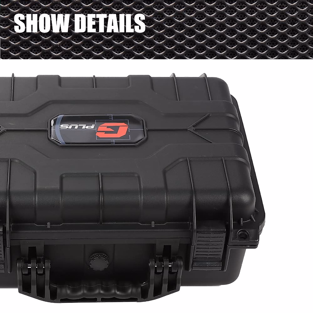 G-PLUS Graded Card Storage Box Compatible with BGS PSA SGC FGS Weatherproof Graded Sports Trading Cards(Large, Black)