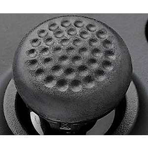 KontrolFreek CQCX Thumb Grips for PlayStation 4 Controller (PS4) and PlayStation 5 (PS5) | 2 Mid-Rise Convex Performance Thumbsticks | Black