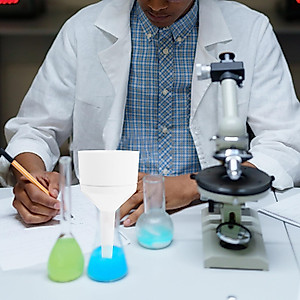 Buchner Funnel Laboratory Filtration Chemistry Filter Funnel Polypropylene Filter Stem Length Lightweight Autoclavable