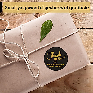 Mr. Pen- Thank You Stickers, 500 pcs, 1”, Thank You Stickers for Packaging, Black Thank You Stickers, Thank You Labels Stickers, Thank You Labels, Thank You Stickers Small Business, Packaging Stickers