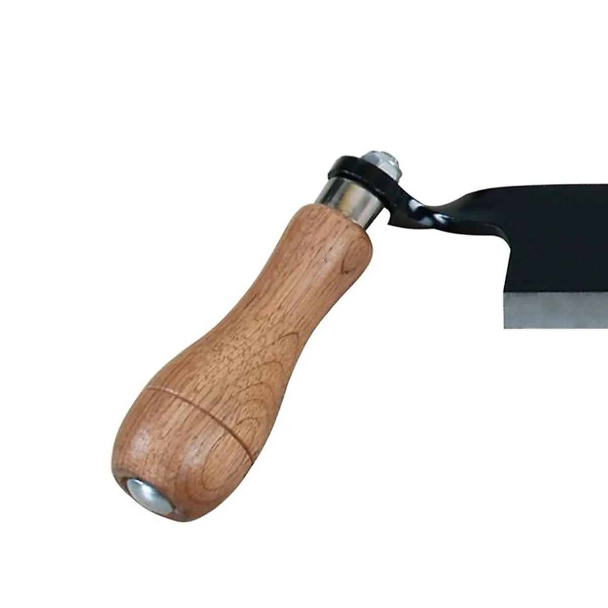 Timber Tuff 13-Inch Straight Wood Blade Draw Shave Knife Log Woodworking Tool with Wood Grip Handles, and 5-mm Thick, 30-Degree Angle Blade