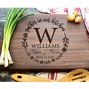 Personalized Cutting Boards, Wooden Custom Engraved Chopping Board for Wedding Gift, Bridal Shower, Engagement Gifts, Anniversary Gift, Housewarming Gift, Gift for Parents