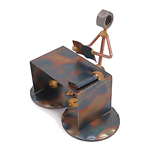 Teacher/Instructor/Professor at Desk Collectible Handmade Metal Art Figurine, Desk Accessories, Trophy, Boss Gift, Office Décor, Business Professional, Educational