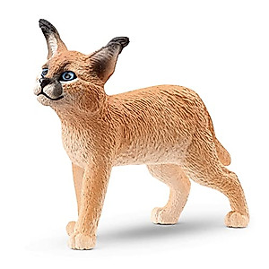 Schleich Wild Life New 2023, Wild Animal Jungle Safari Toys for Kids, Baby Caracal Toy Figurine, Ages 3+