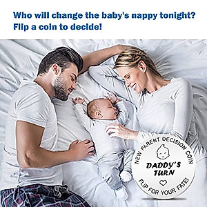 Neatbuddy Decision Making Coin 2PCs Set, Pregnancy Gifts for First Time Moms, New Dad Gifts, New Moms Gifts for Women,New Baby Gift for New Parents to Be Birthday Gift