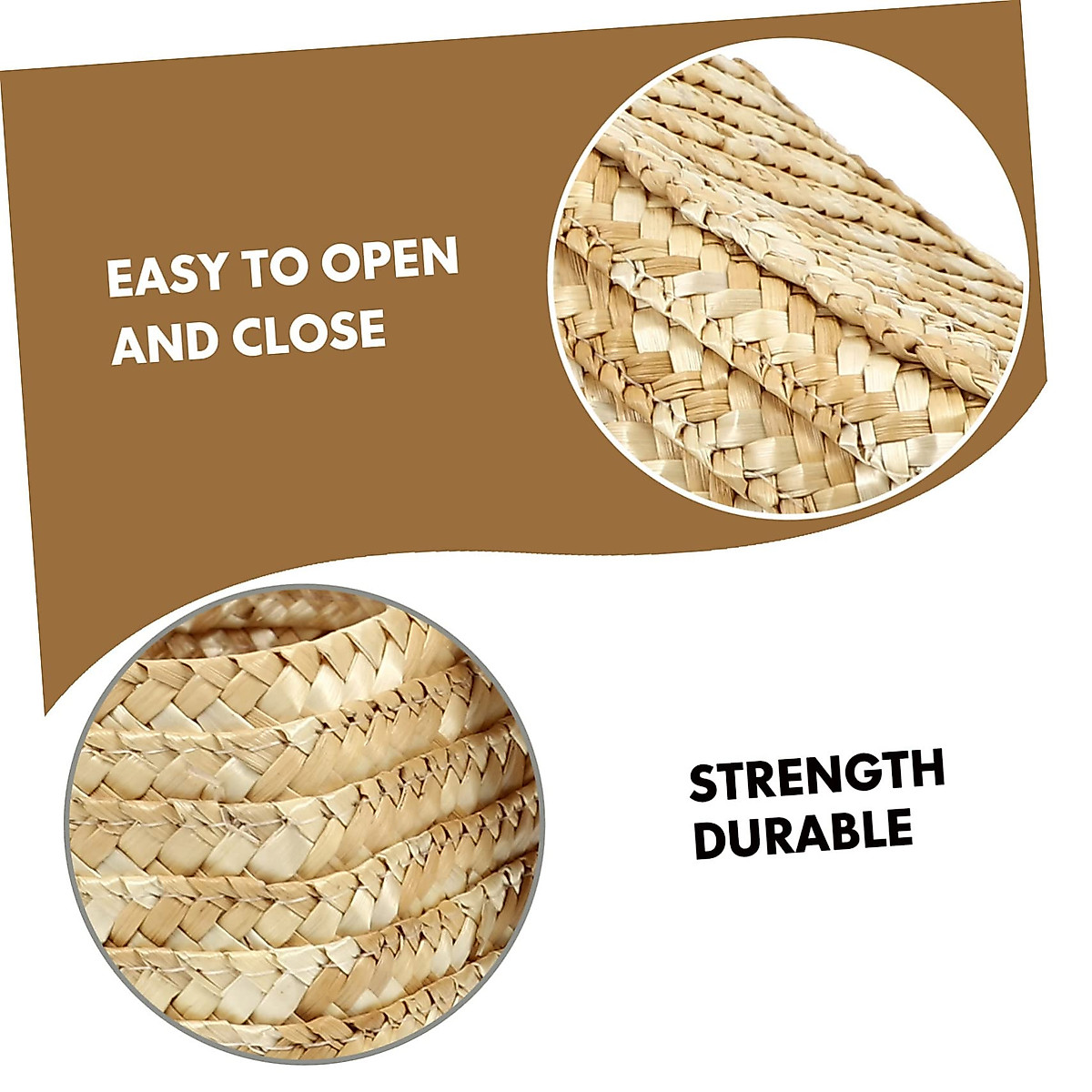 SOESFOUFU Table Trays Decorative Wicker Storage Baskets 1pc Straw Storage Basket Books Child Rectangle Wicker Wedding Basket Rattan Storage Basket