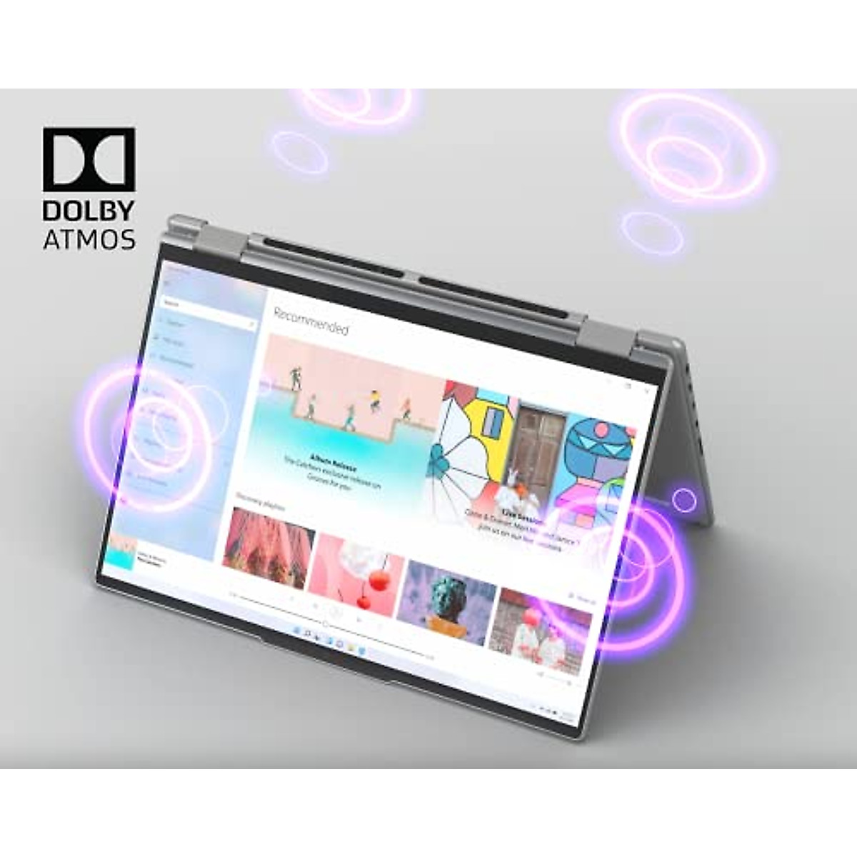 Lenovo Yoga 7I 16'' 2.5K 16:10 400Nits Touch 2-in-1 360° Laptop Intel 12-Core i5 1240P Evo 2X Thunderbolt 4 Wi Fi 6 Backlit KB Win11 (8GB RAM | 256GB PCIe SSD)