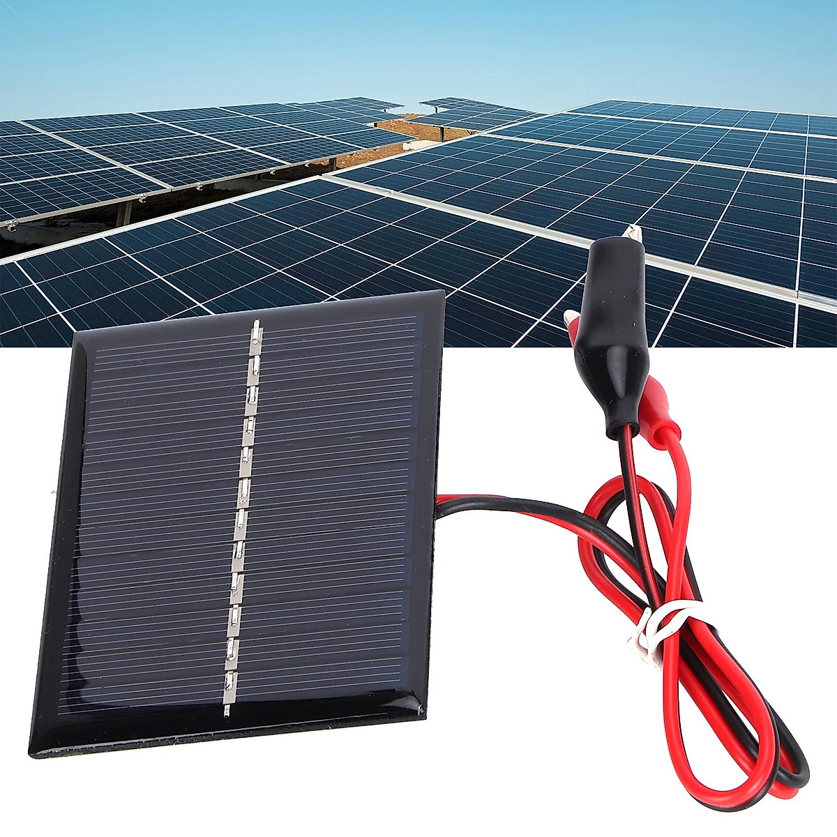 0.6W/6V Solar Panel Module DIY Polysilicon Solar Charger for Toys Lights 3.7V Battery
