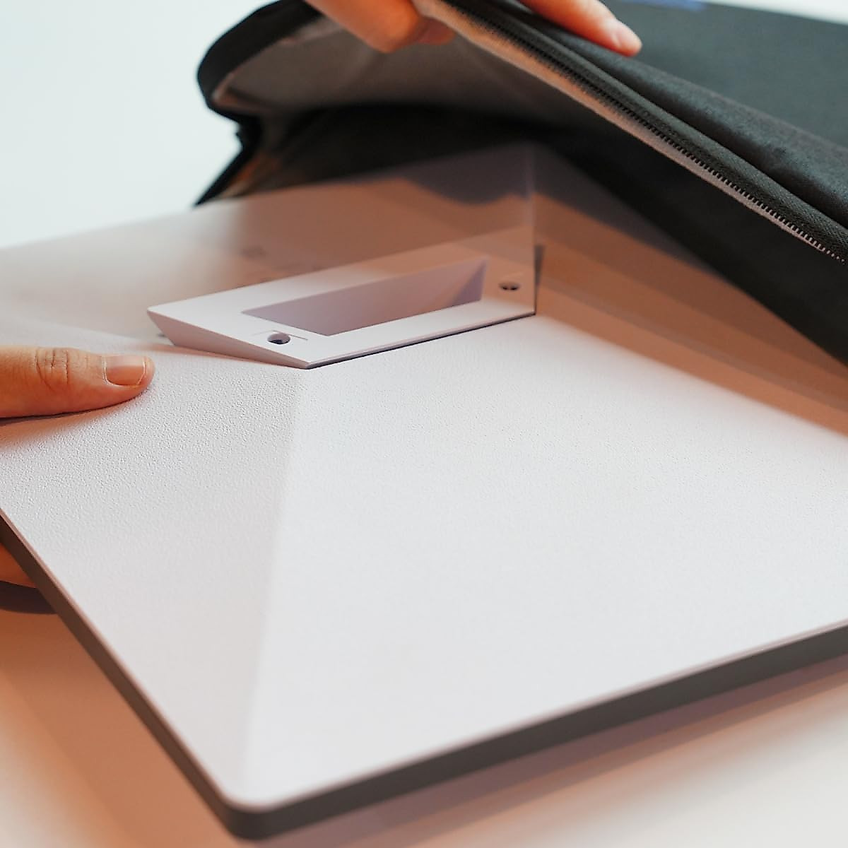 Starlink Mini Dish Inner Bag, starlink Protective Cover Starlink Bag with Fleece Interior for starlink Mini (Navy Blue)