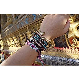 KELITCH New Star Turquoise Bracelets Love Silver Beads 3 Wrap Bracelet Women Shell Pearl Bracelets