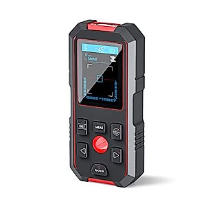 KOLSOL Stud Finder with 196ft Laser Measure, 3 in 1 Electric Wall Scanner Sensor with ±0.1° Digital Level Lithium Battery, LCD Studs Detector Audio Broadcast for Wood Magnetic Metal AC Wire Finding