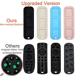 AIZIXIN 2 Pack Soft Silicone Baby Teething Toys,TV Remote Control Teething Toys for Babies 3-24 Months, BPA Free Baby Teethers Relief Soothe Toys, Baby Chew Toys for Toddlers Boy Girl(Beige&Black)