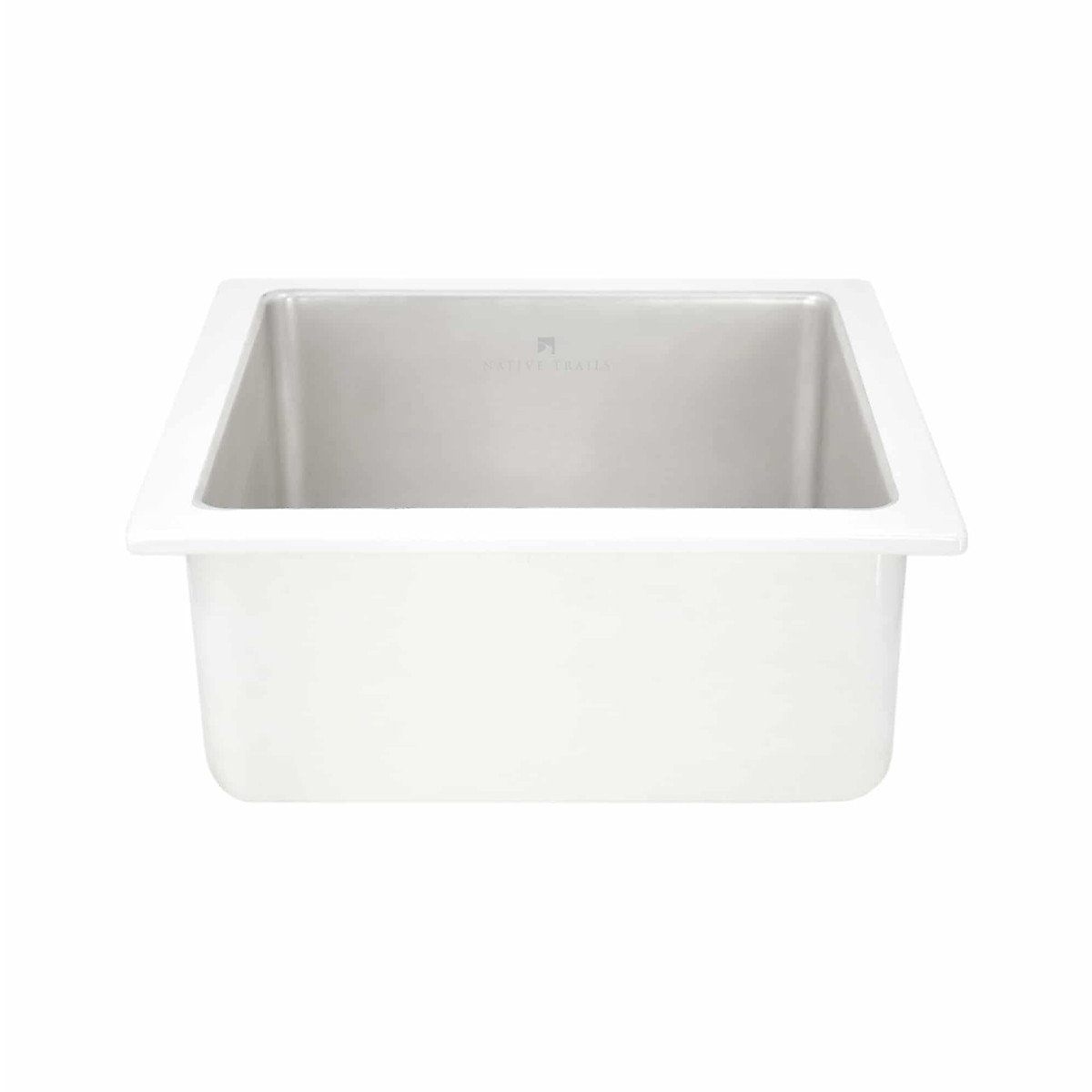 Native Trails Precious Metals Kitchen Sink With Gunmetal Finish PMB1515-M