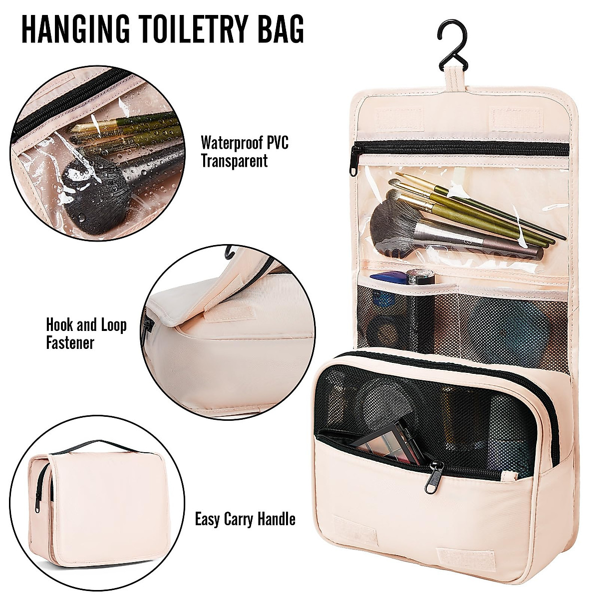 Veken 8 Set Packing Cubes for Travel, Gifts for Women Mom, Suitcase Organizer Bags for Luggage with Hanging Toiletry Bag and Shoe Bag, Vacation Essentials Travel Accessories for Cruise Ship