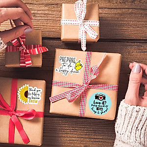 Prepare to Do A Happy Dance Stickers,Thank You Stickers,Handmade Stickers,Small Shop Stickers,Envelopes Stickers for Small Business, Online Retailers,Handmade Goods,500 Labels Per Roll