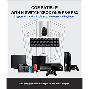 GDreamer HS-SW315 Keyboard and Mouse Adapter for Switch/Xbox One/ PS4/ PS3/Xbox 360