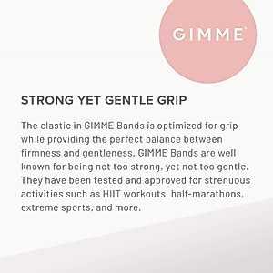 Gimme Beauty - Any Fit No Damage Hair Ties - Blondie - Seamless Microfiber Hair Elastic - Hair Accessories With All Day Hold - No Snagging, Dents, or Breakage Hair Tie Pack (9 Count)