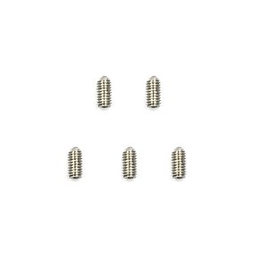 HONJIE M3x 6mm Stainless Steel Spring Hex Socket Ball Point Grub Set Screws Plunger-5pcs