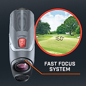 Bushnell Tour V5 Golf Laser Rangefinder, Pinseeker, Visual JOLT, BITE Magnetic Mount, Next Level Clarity and Brightness, Non-Slope Model