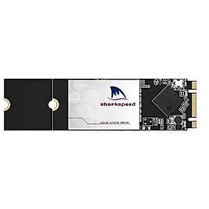 256GB Internal SSD M.2 2280 NGFF SHARKSPEED Plus 3D NAND SATA III 6 Gb/s,Internal Solid State Drive for Notebooks Desktop PC (M.2 2280 256GB)