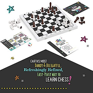 Fun Family Chess Set for Kids & Adults - Wooden Board Game for Learning Chess