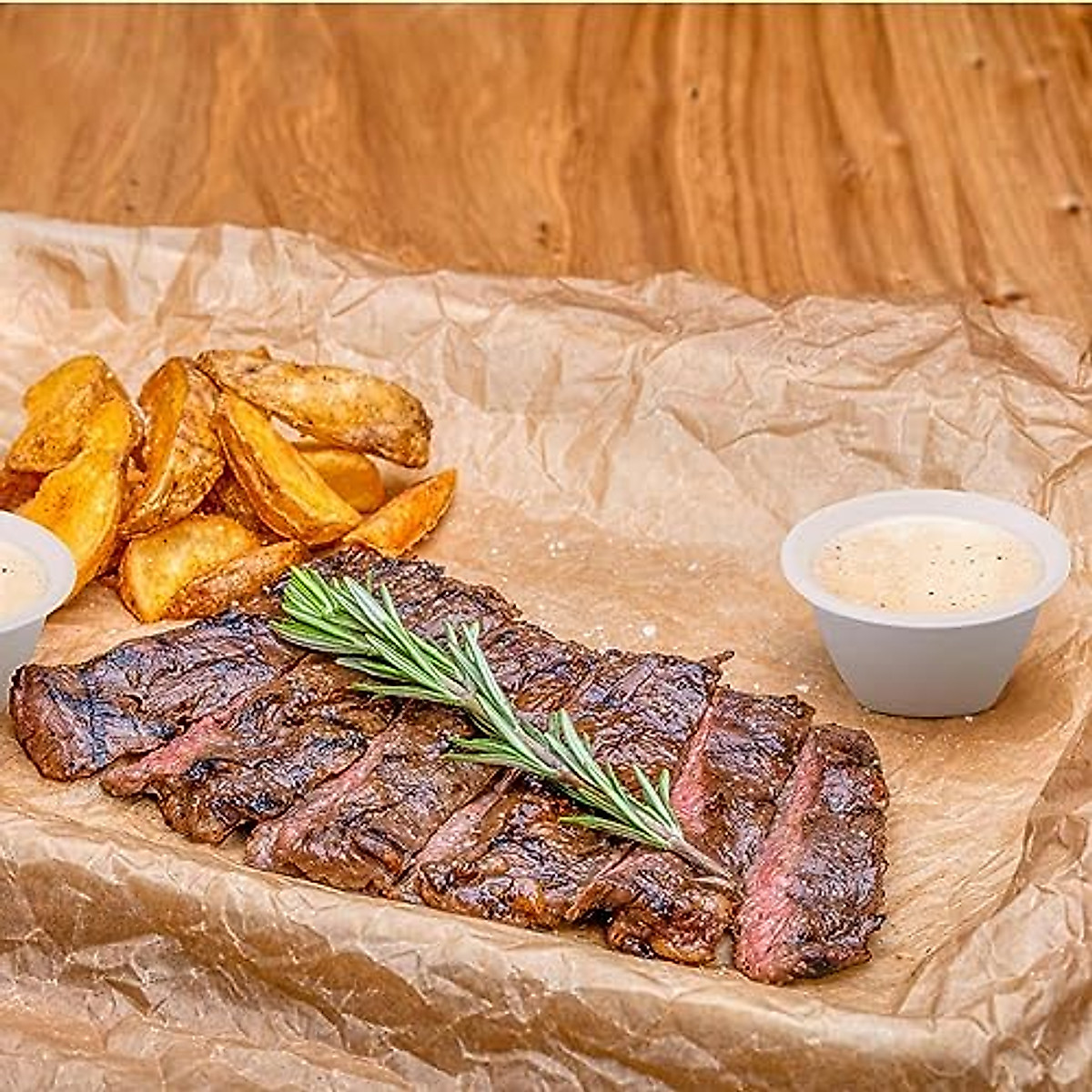 KTOB 100% Compostable 100 Sets 2 oz. Sugarcane Containers with Lids,Condiment Jello Shot Cups,Eco Friendly Dipping Sauce and Salad Dressing Container,Disposable Mini Plastic Portion Souffle Cups