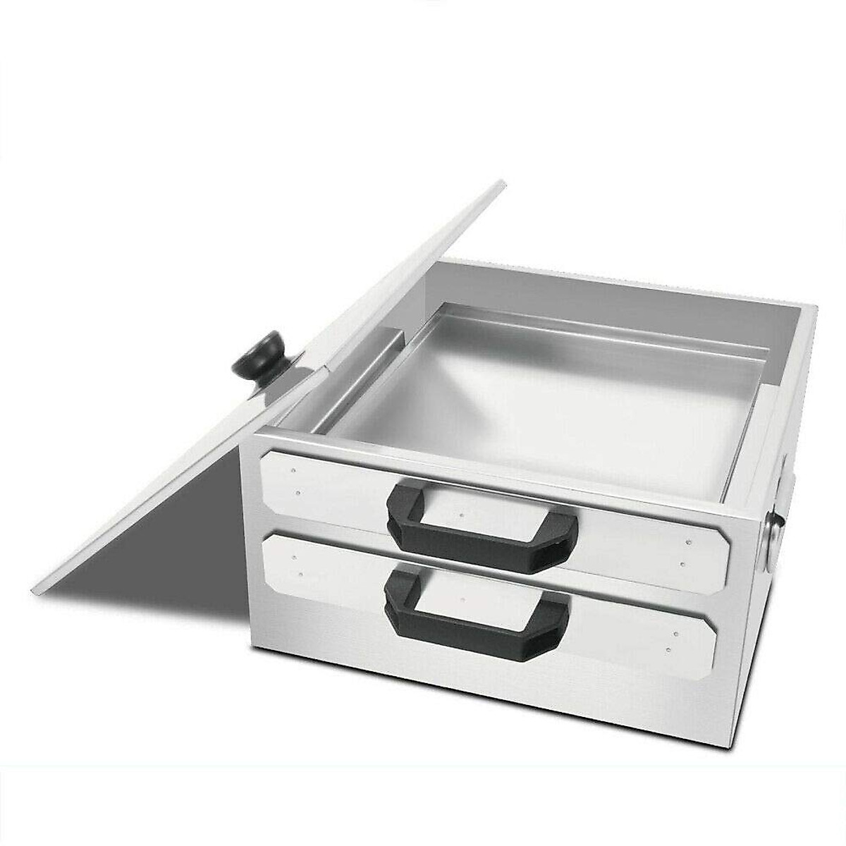 2-Layer Stainless Steel Rice Noodle Roll Vermicelli Steam Machine Cantonese Rice Noodle Rolls Machine - Intexca